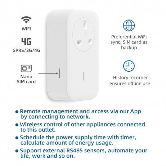 SP1 Smart Plug - WiFi 2.4GHz only Version - www.audon.co.uk