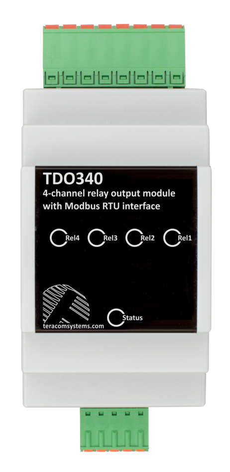 MODBUS RTU relay output module TDO340 - www.audon.co.uk