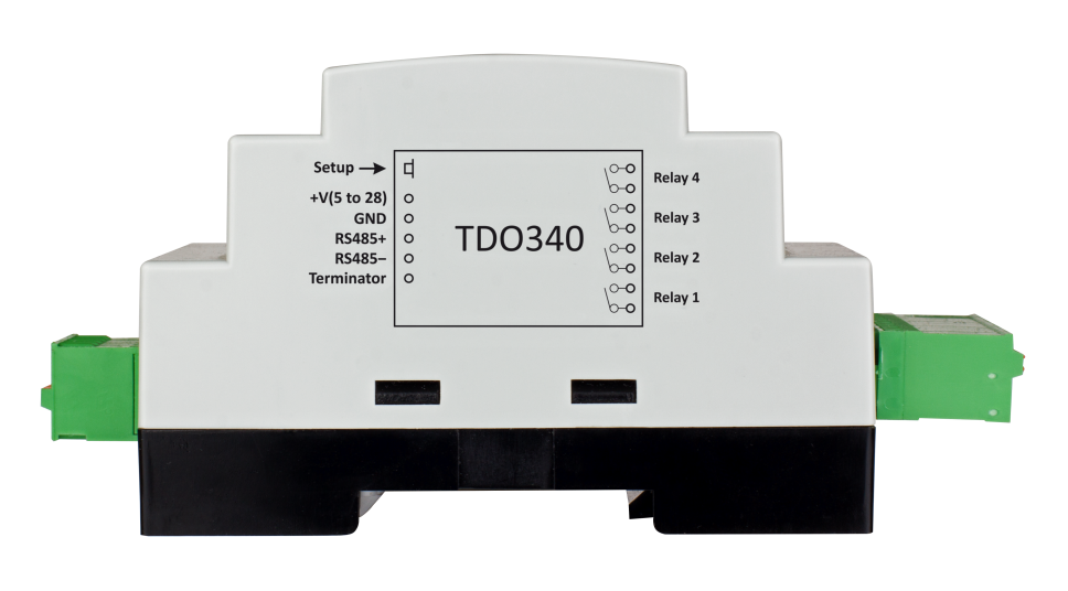 MODBUS RTU relay output module TDO340 - www.audon.co.uk