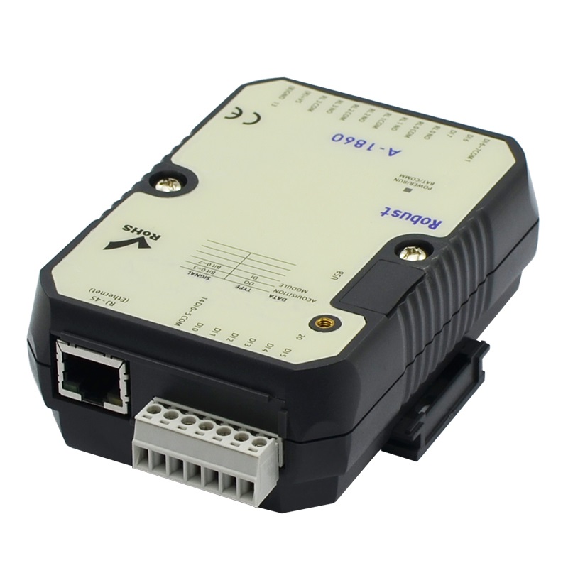 A-1860 Ethernet Modbus TCP - 8 Digital Inputs, 4 Relay Outputs - www.audon.co.uk
