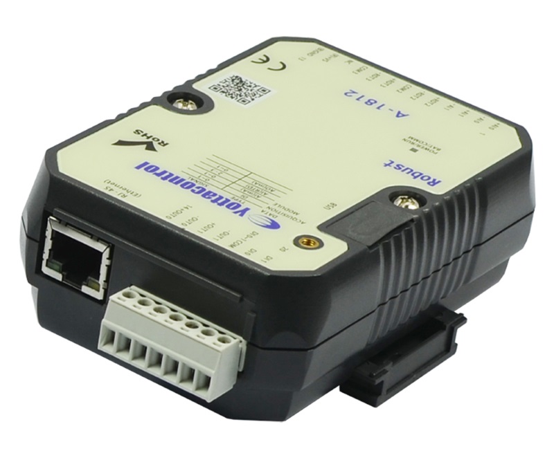 A-1819 Ethernet Modbus TCP - 8-Ch Analogue Input Unit, Volts, mA, Thermocouples - www.audon.co.uk