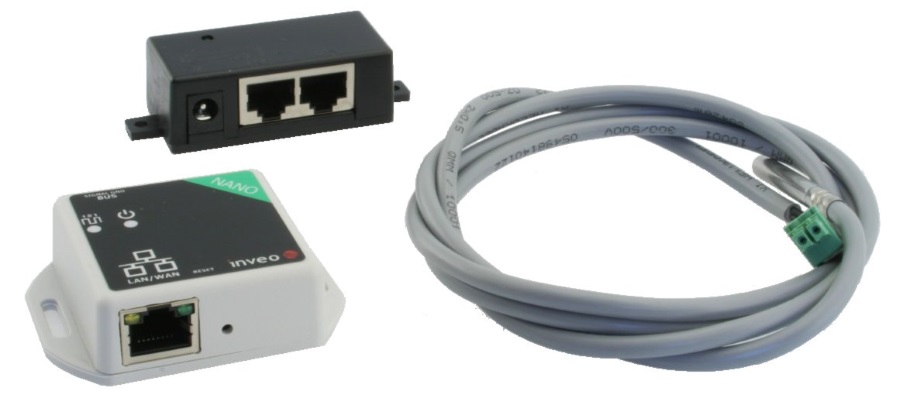 NANO_TEMP - Ethernet Temperature Sensor with Web, Modbus TCP, SNMP - www.audon.co.uk