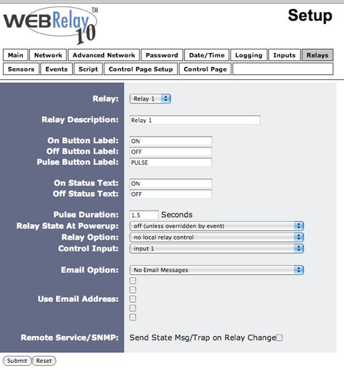 WebRelay-10 Plus - Ethernet Relay Unit with HTTP, SNMP, and Modbus/TCP ...