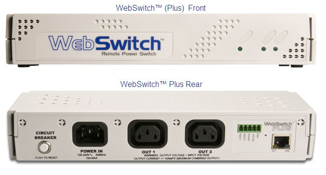 WebSwitch PLUS - Ethernet Reboot and Power Switch with Digital and ...